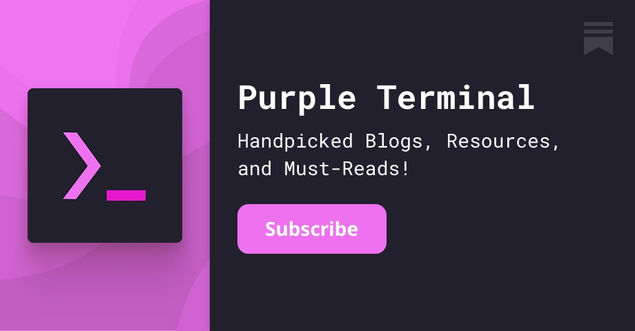 Purple Terminal | Nikhil | Substack