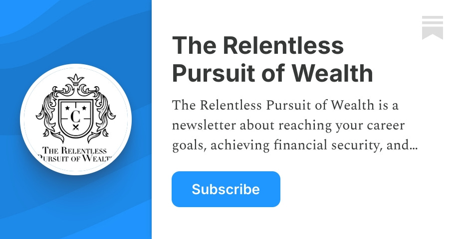 The Relentless Pursuit of Wealth | Team Pursuit | Substack