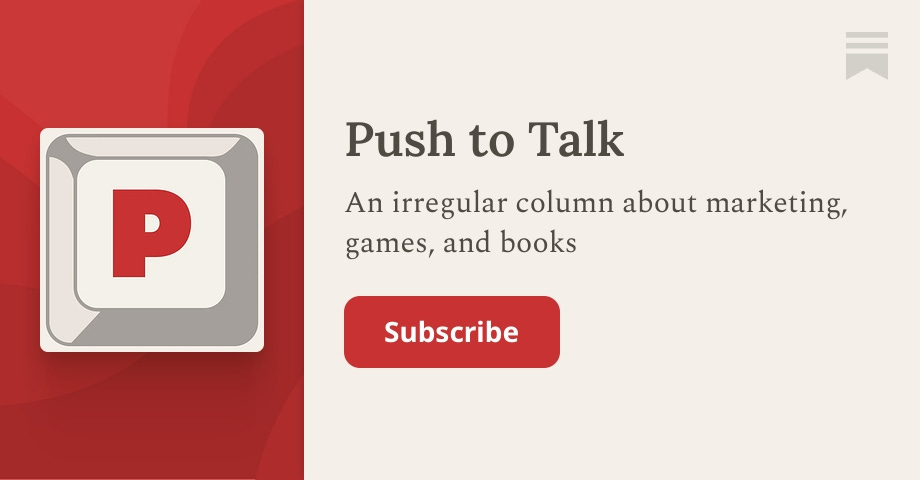 Push to Talk | Ryan K. Rigney | Substack