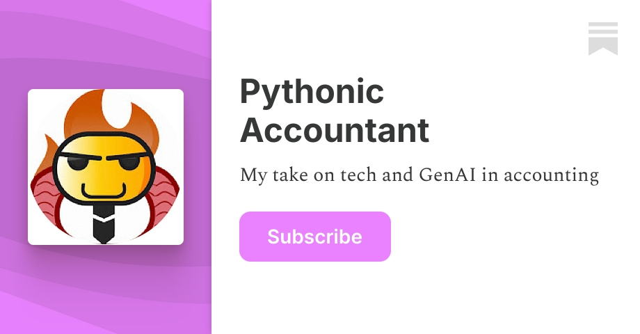 Coming soon - by Daniel Shorstein - Pythonic Accountant