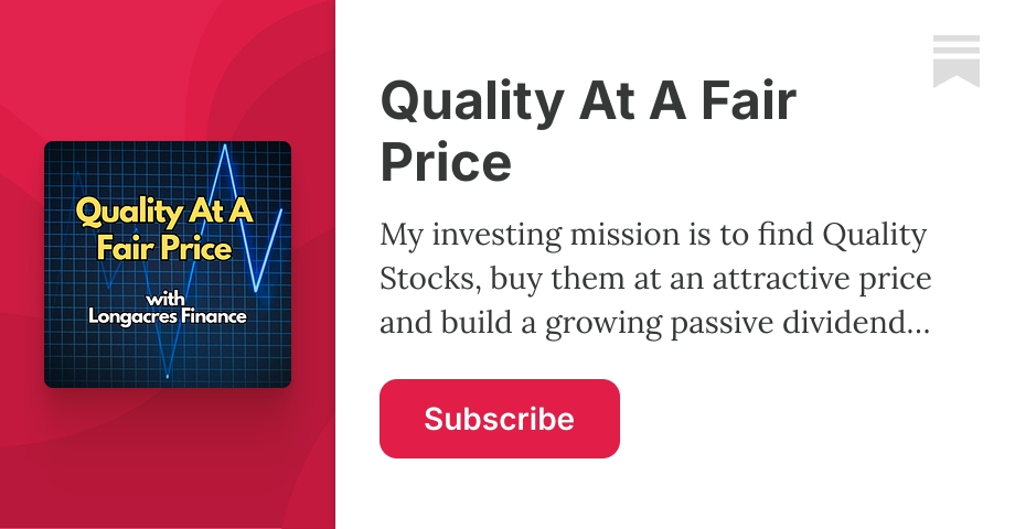 Quality At A Fair Price | Longacres Finance | Substack