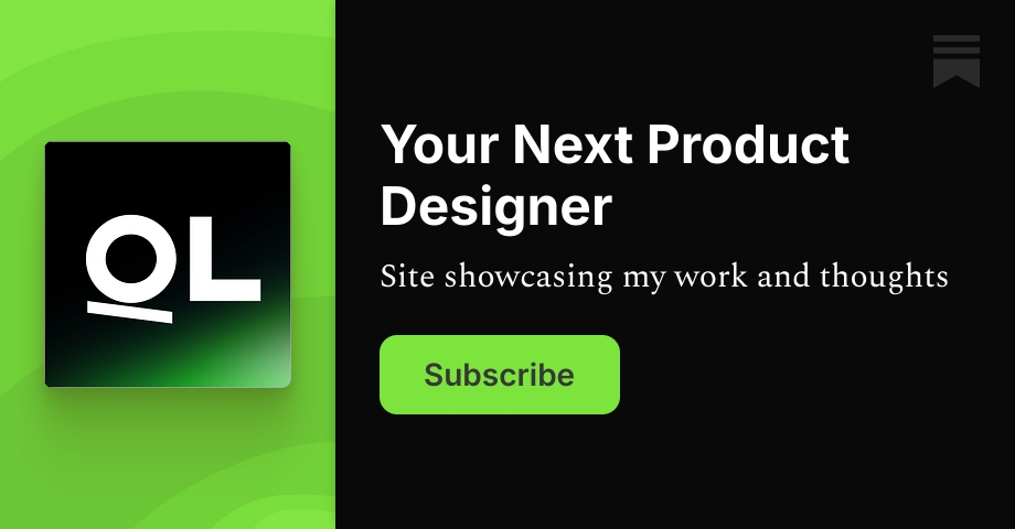 Your Next Product Designer | Quang Linh | Substack
