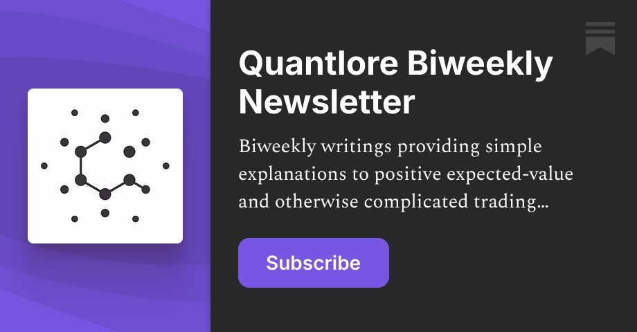 Quantlore Biweekly Newsletter | Substack
