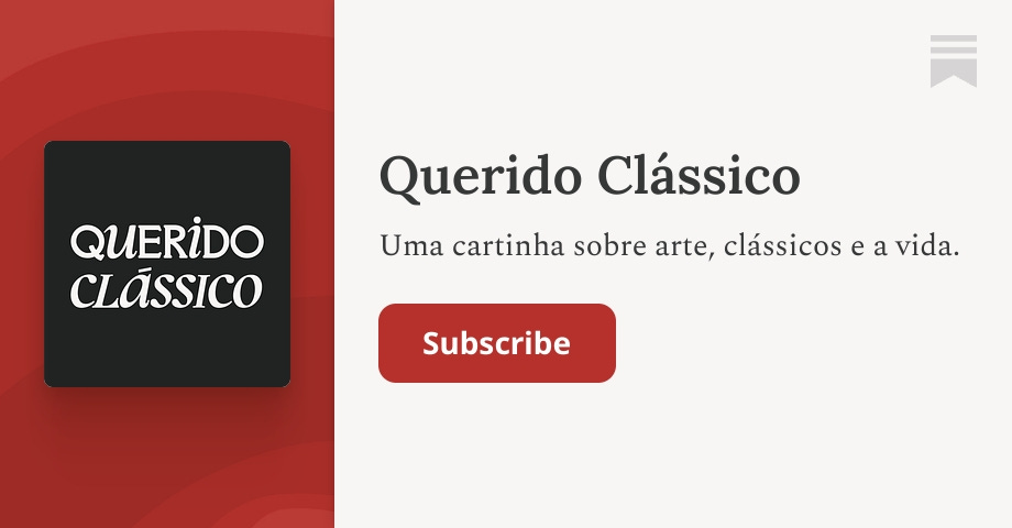 Querido Clássico | Mia Sodré | Substack