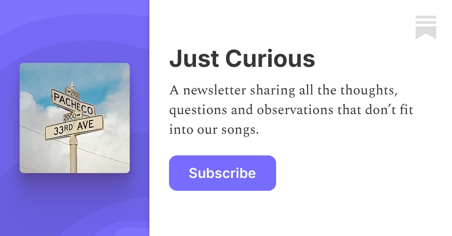 Just Curious | The Quilters | Substack
