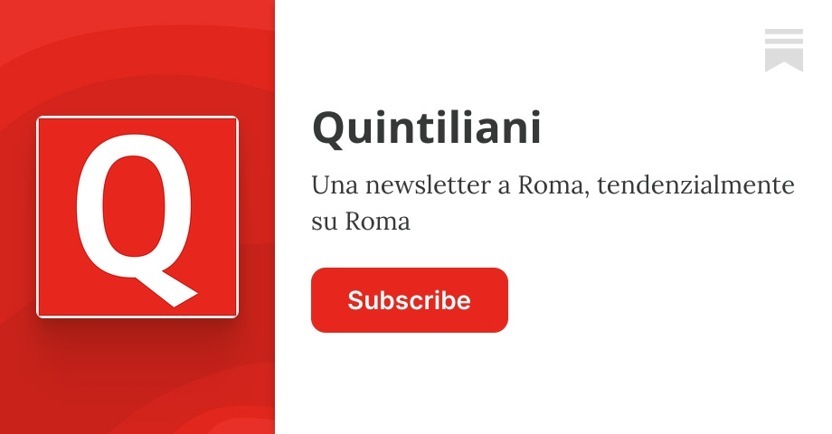 Quintiliani | Livio Ghilardi | Substack
