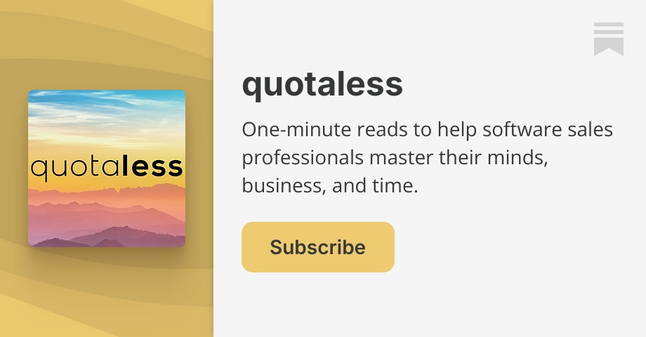 quotaless | Bobby Dysart | Substack