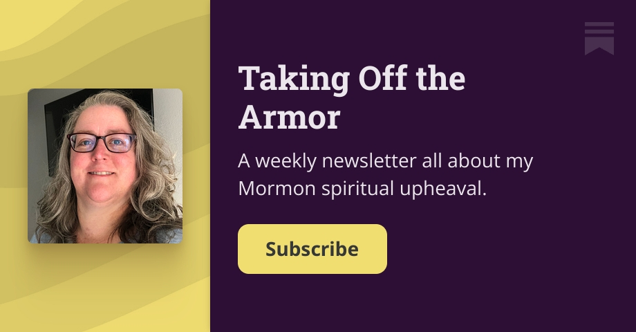 Taking Off the Armor | Rachel | Substack