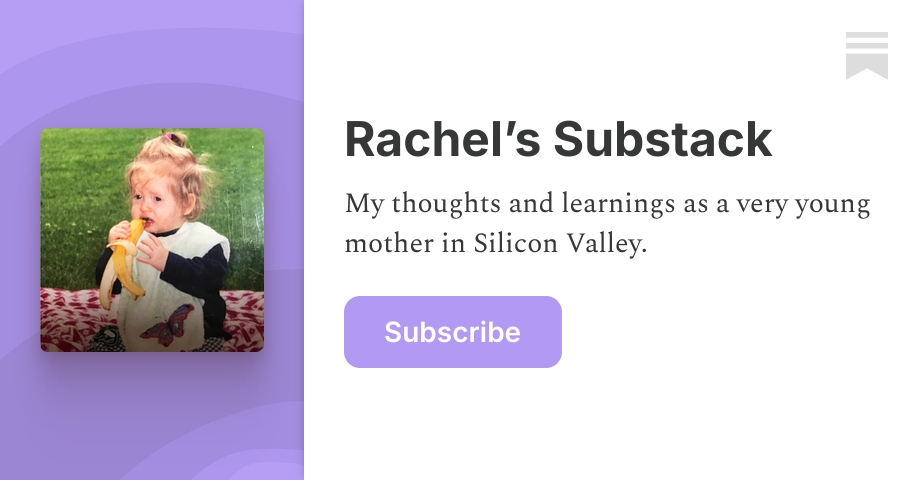 Rachel’s Substack | Substack