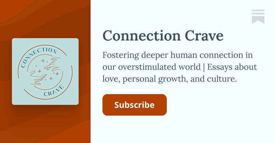 Connection Crave | Rachael Tiss | Substack