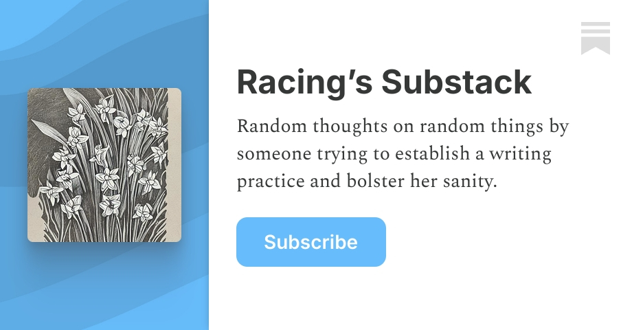 Racing’s Substack | Dagmar W | Substack