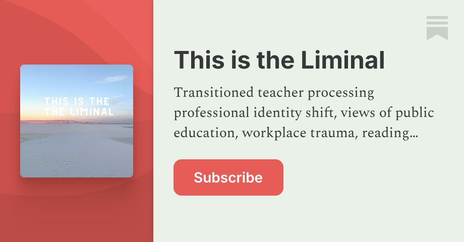 This is the Liminal | Emily (she/hers) | Substack