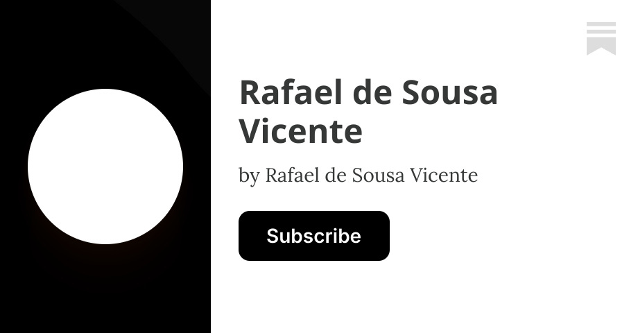 Rafael de Sousa Vicente | Substack