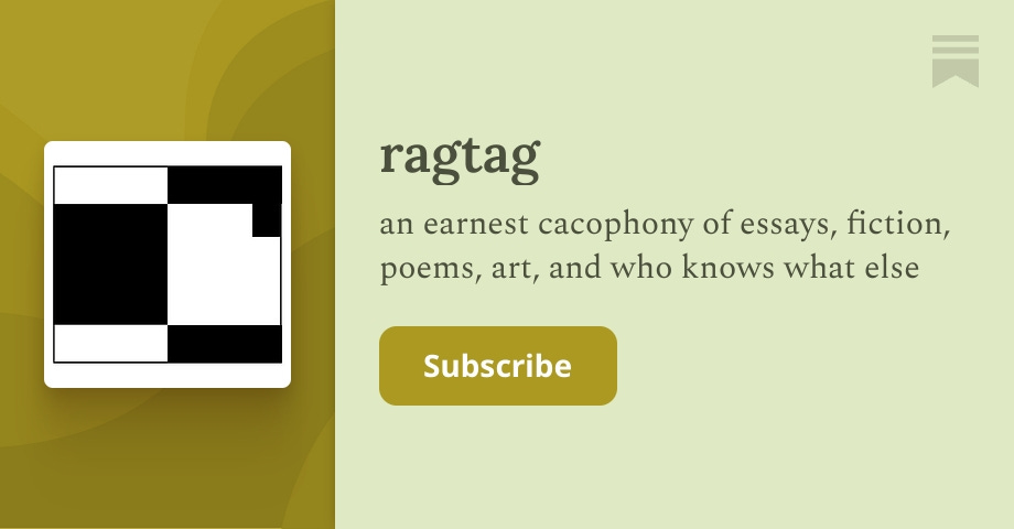 ragtag | lisa martine jenkins | Substack