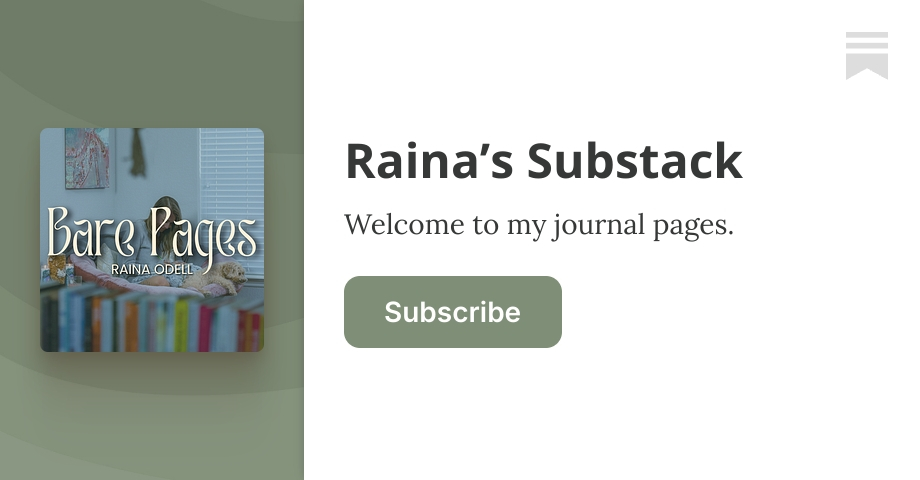 Raina’s Substack | Raina ODell | Substack