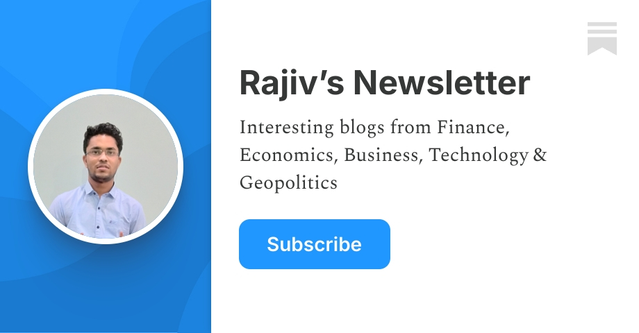 Rajiv’s Newsletter | Rajiv Sahu | Substack