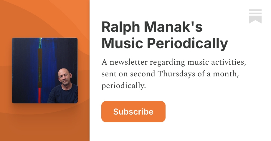 Ralph Manak's Music Monthly | Substack