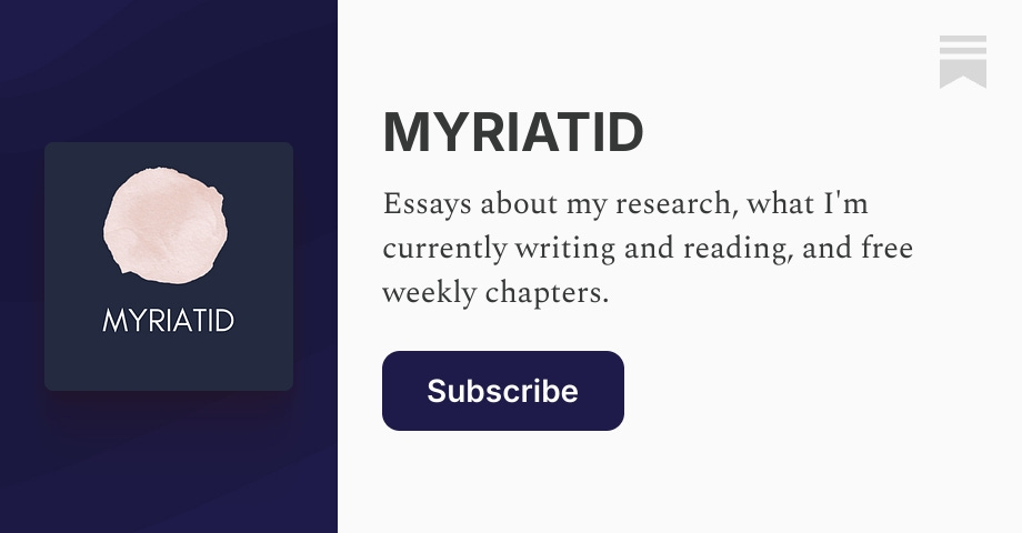 MYRIATID | Vicky Randle (V. J. Randle) | Substack