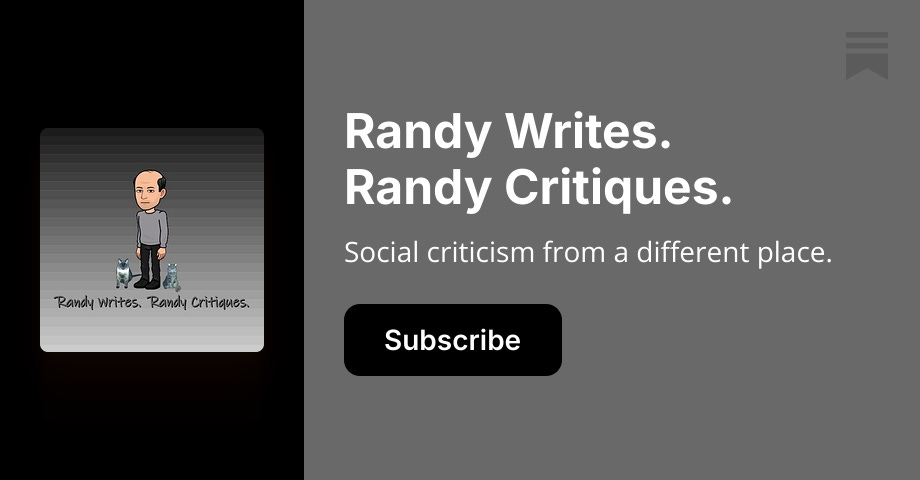 Randy Writes. Randy Critiques. | Randy Rodriguez | Substack