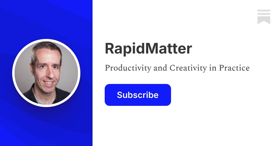 RapidMatter | Eric Wright | Substack