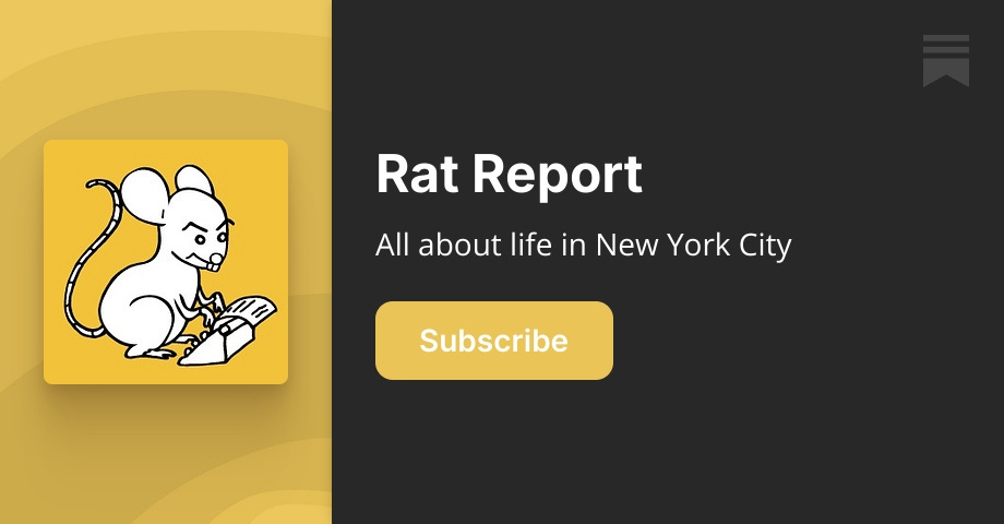 Rat Report | Jake | Substack
