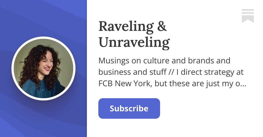 Raveling & Unraveling | Kelsey Steele | Substack