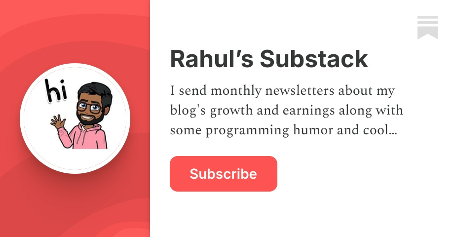 Rahul’s Substack | Rahul Banerjee | Substack