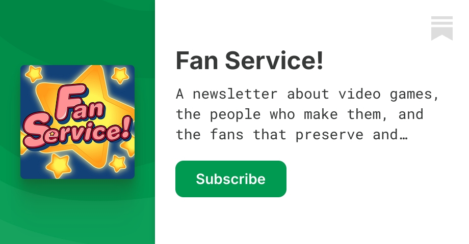 Fan Service! | Vincent Acovino | Substack