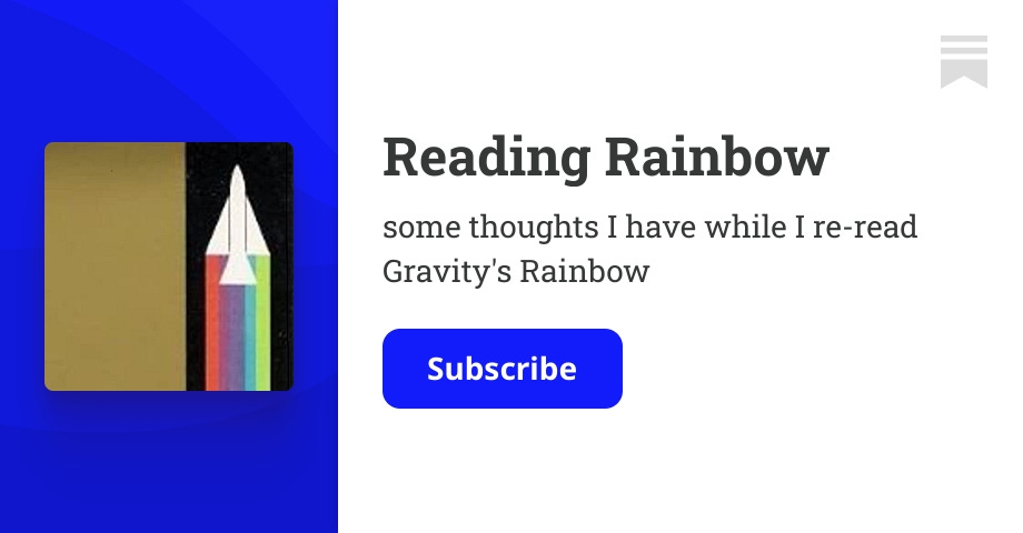 Reading Rainbow | Patrick Blagrave | Substack