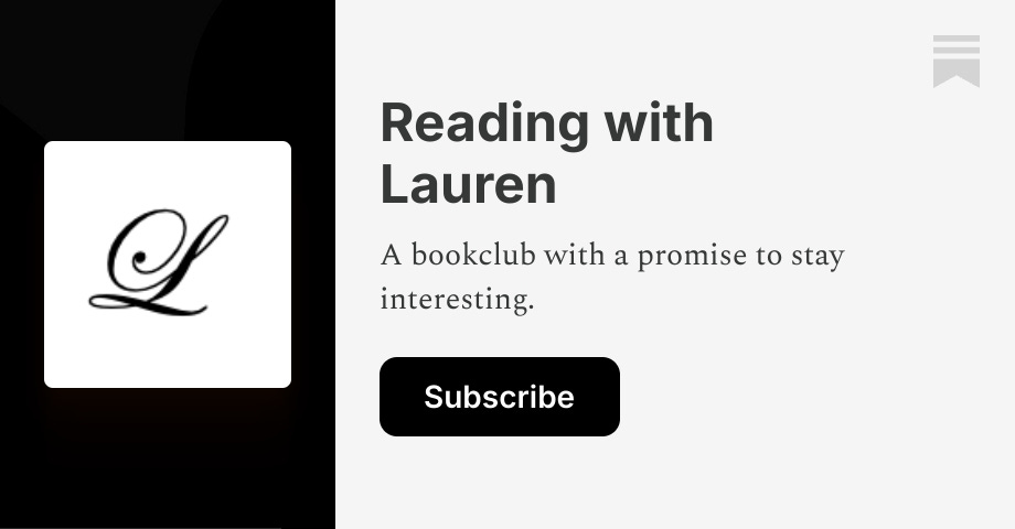 Reading with Lauren | Lauren Vaccaro | Substack