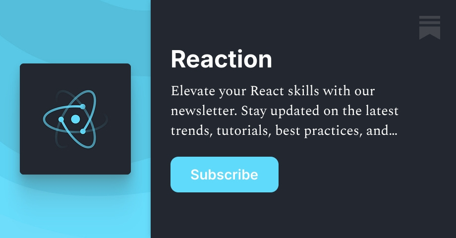 Reaction | Substack
