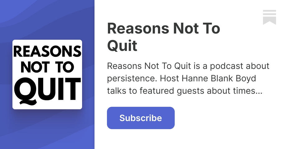 Resources - Reasons Not To Quit