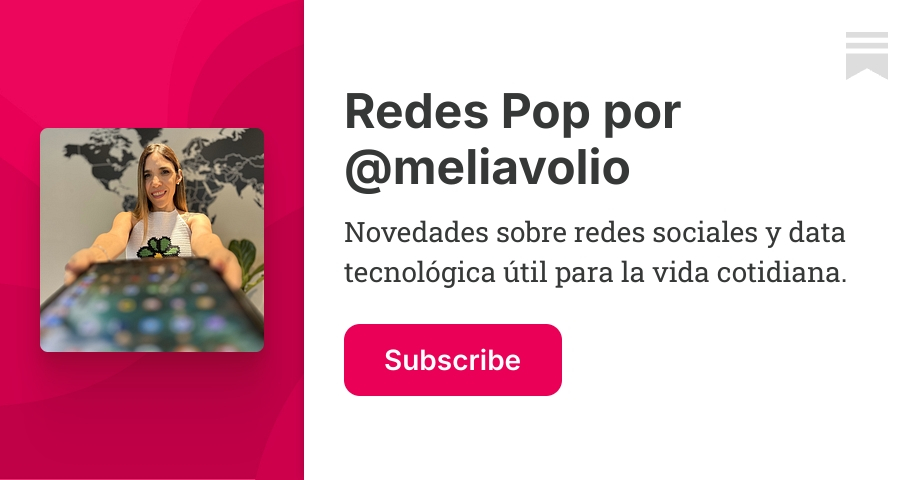 Redes Pop por @meliavolio | Melisa Avolio | Substack