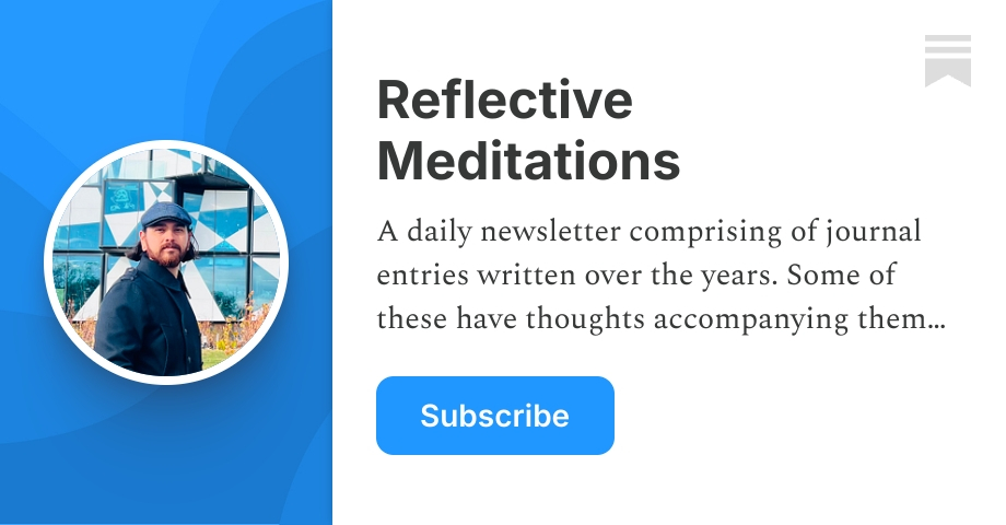 Reflective Meditations | Jacob Russell | Substack