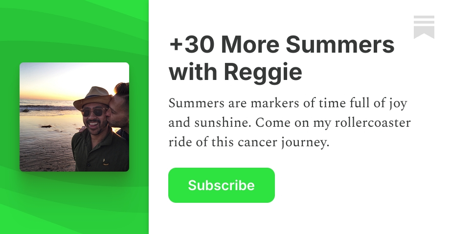 +30 More Summers with Reggie | +30 Summers With Reggie | Substack