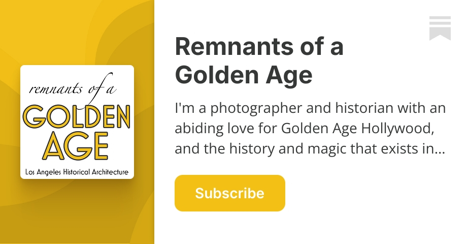 Remnants of a Golden Age | Kathy Flynn | Substack