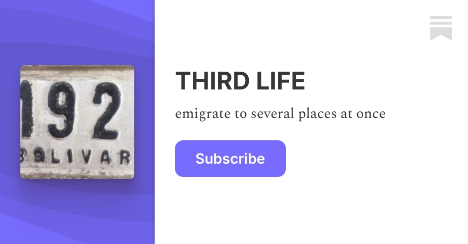 THIRD LIFE | Substack