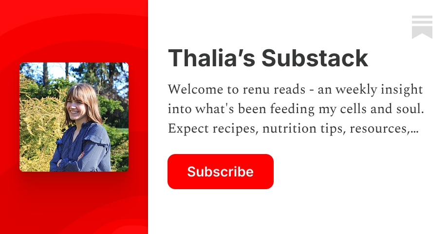 Thalia’s Substack | Substack