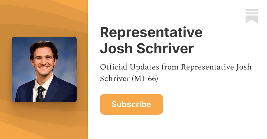 Archive - Representative Josh Schriver