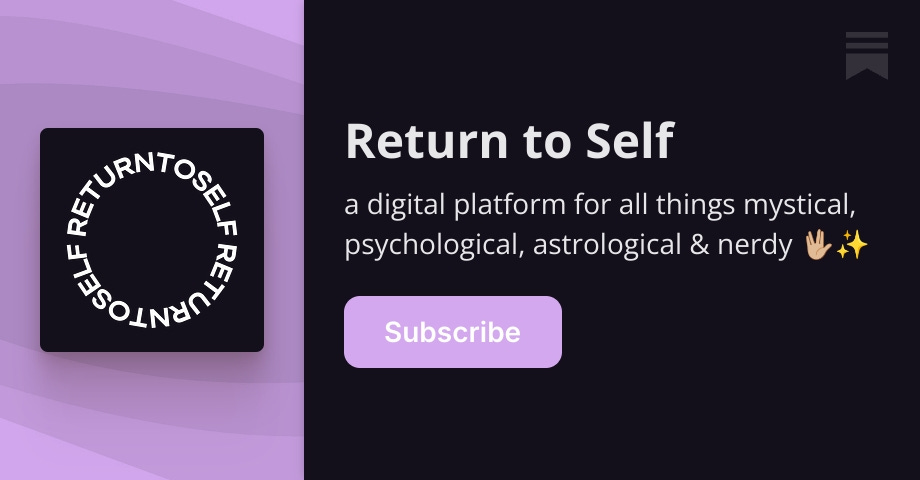 Return to Self | Bruna | Substack