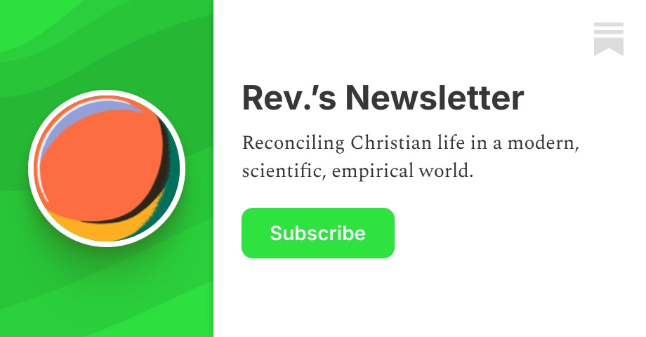 Rev.’s Newsletter | Rev. Andrew Hirschhorn | Substack