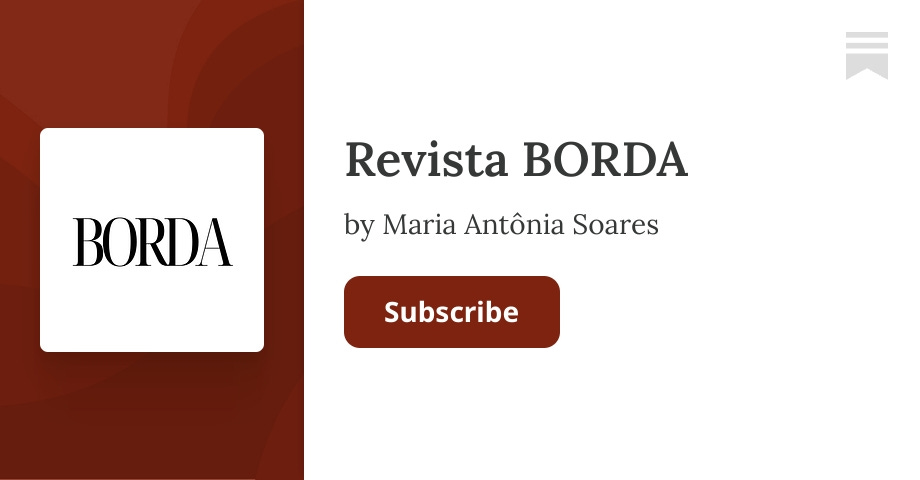 Revista BORDA | Maria Antônia Soares | Substack