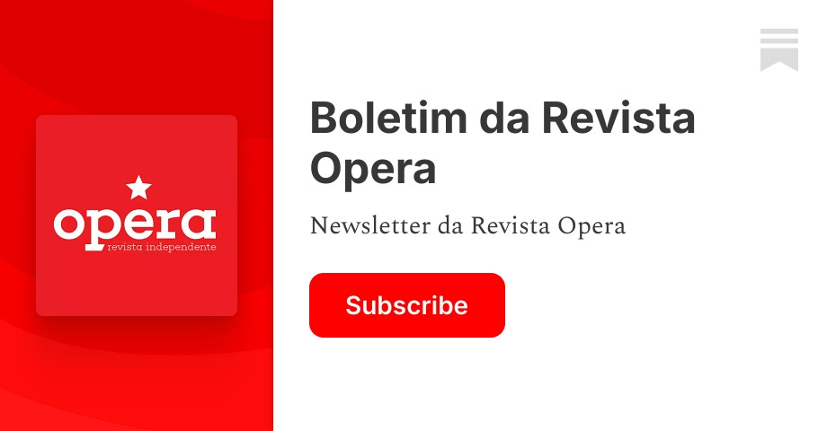 Boletim da Revista Opera | Substack