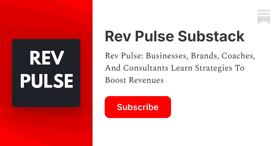 Rev Pulse Substack | J White | Substack