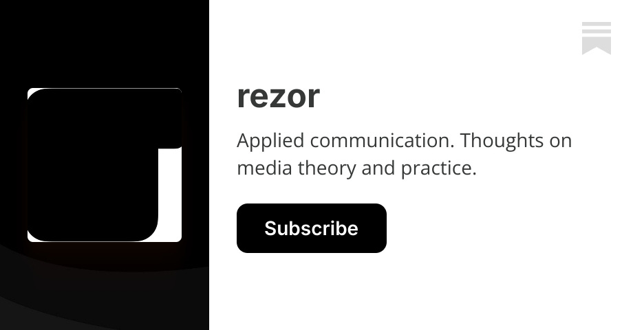 rezor | Niko Alm | Substack