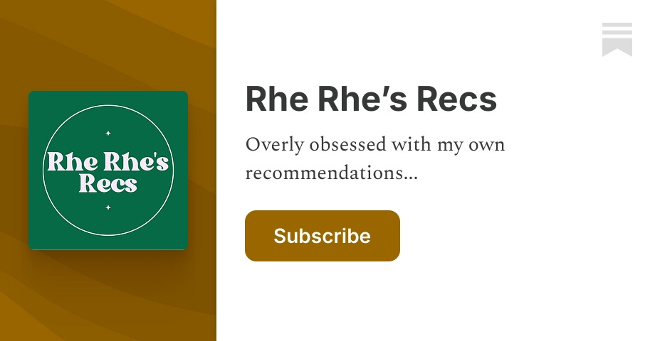 Summer Superlatives - by Rhea Lieber - Rhe Rhe’s Recs