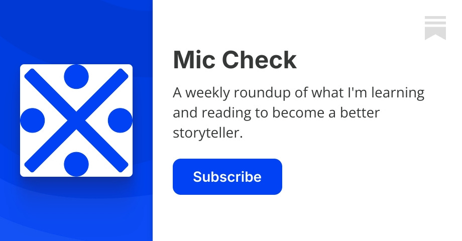 Mic Check | Raman Malik | Substack