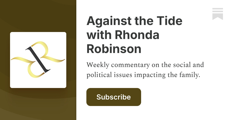 Against the Tide with Rhonda Robinson | Substack