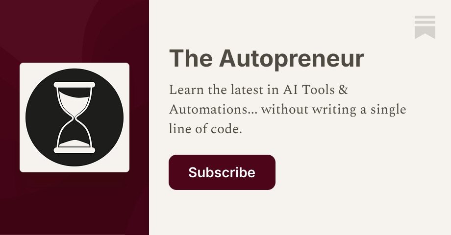 The Autopreneur | Ryan Hutchinson | Substack