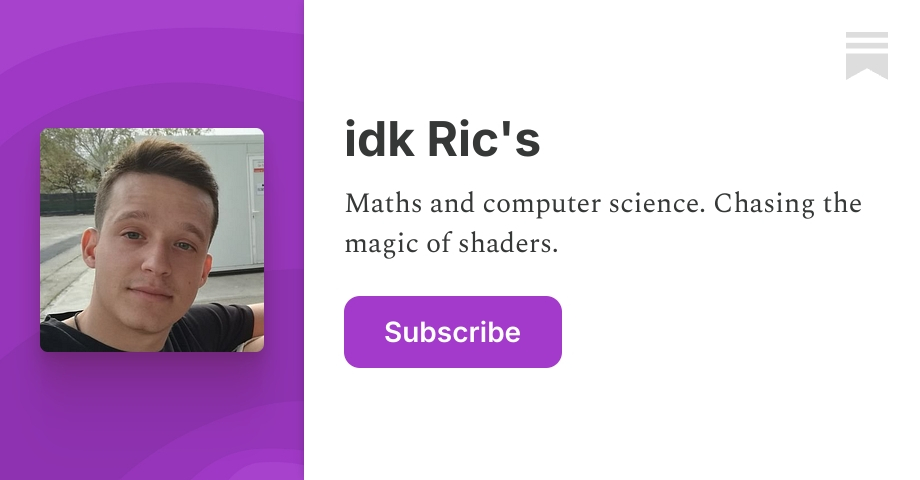 idk Ric's | Ricardo Hortelano | Substack